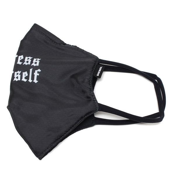 DIESEL（ディーゼル） 【即日発送】ディーゼル ロゴ マスク FACE MASK【ブラック 】 A03439 0JDAH 9XX ...