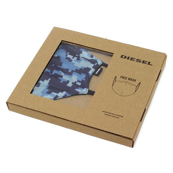 DIESEL（ディーゼル） 【即日発送】ディーゼル カモフラ 迷彩 マスク FACE MASK【8MD AZURE 】 A03441 ...