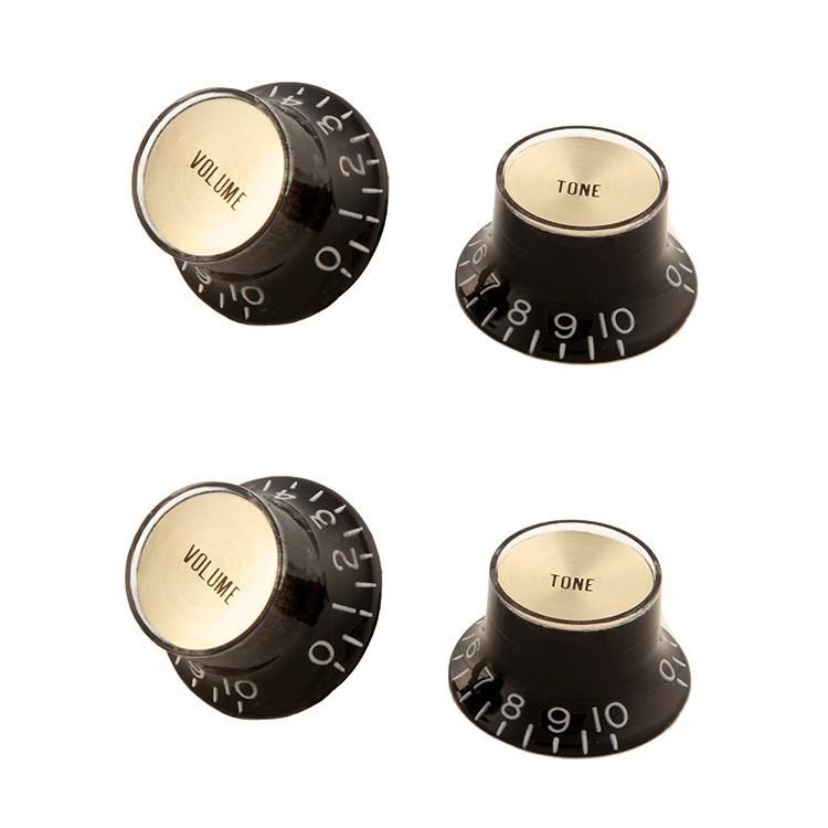 Gibson（ギブソン） Gibson PRMK-020 BK/GD2V/2T Black ゴールドキャップハットノブ 純正 : ミュージック ...