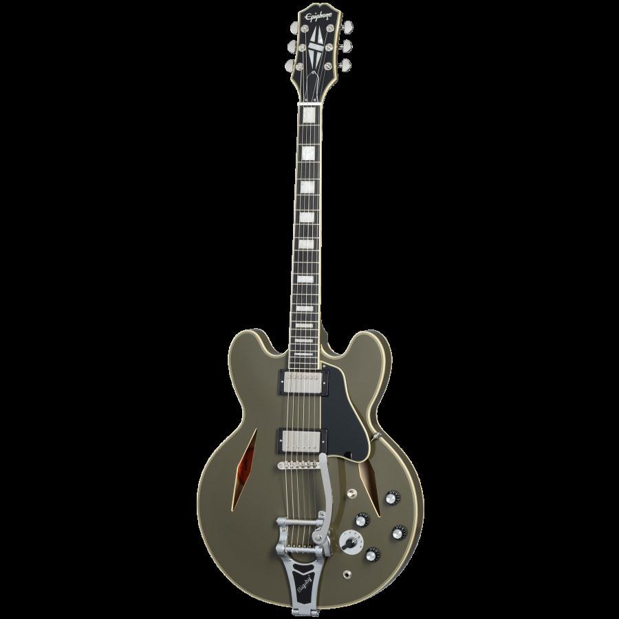 Epiphone Epiphone(エピフォン) Shinichi Ubukata ES-355 Custom Bigsby ver.02 Olive Drab : ミュージック プラント ...