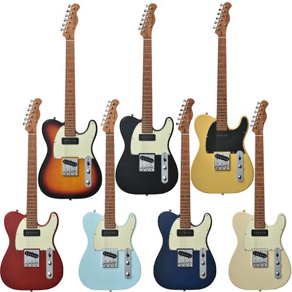 Bacchus 【数量限定でおまけ付き！】新品 Bacchus(バッカス) / BTE-2-RSM/M エレキギター ローステッドメイプル テレキャスタイプ P90タイプ ...