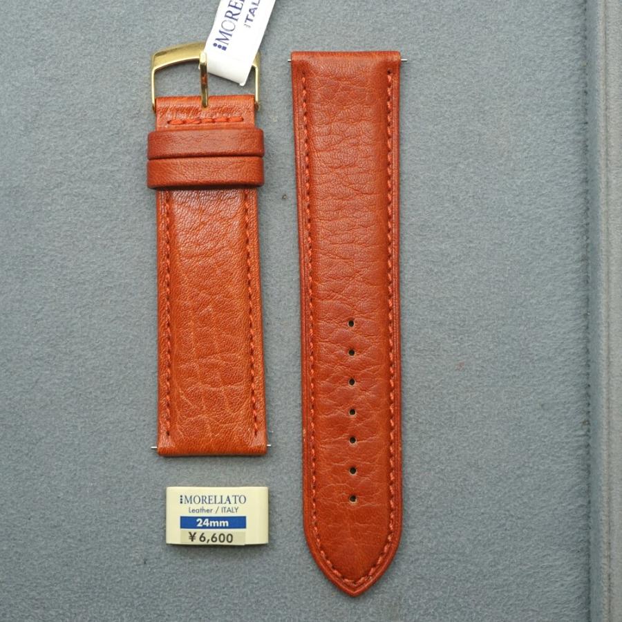 MORELLATO デッドストック品 モレラート FRESBEE レザー ブラウン グリーン 24mm 時計バンド 時計ベルト バンド交換 人気 おしゃれ 25-M-362 : muta ...