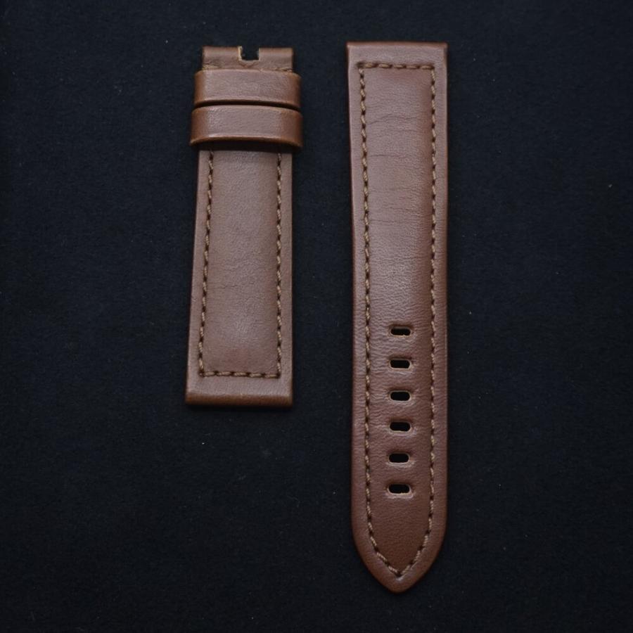 MORELLATO デッドストック品 モレラート BOTERO アリゲーター型押しカーフ レザー ブラウン 22mm 時計バンド 時計ベルト バンド交換 人気 おしゃれ 25-M-392 ...