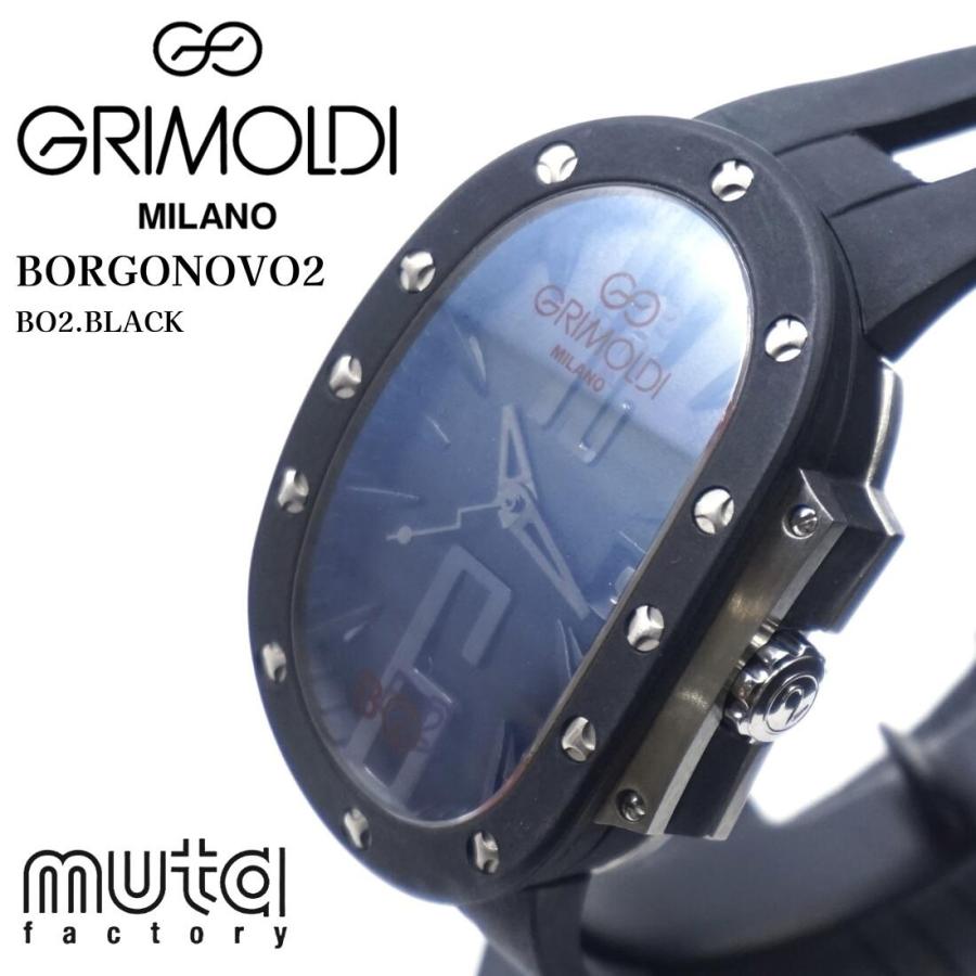 グリモルディ ボルゴノーヴォ2 メンズ腕時計 自動巻き 未使用品 BO2.BLACK 25-M-53 : muta factory - 通販 - Yahoo!ショッピング