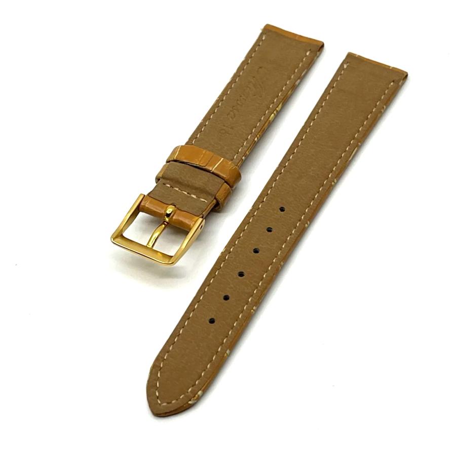 ミモザ ベルト 16mm 腕時計 Mimosa P型押し カーフ クロコダイル型押し CP-CM キャメル アウトレット品 M-056 : m-056 : muta factory - 通販 ...