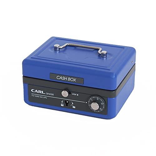 カール事務器 手提げ金庫 小型 キャッシュボックス B7 ブルー CB-8100-B : 睦Shopリユース店 - 通販 - Yahoo!ショッピング