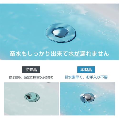 TOKAIZ ヘアキャッチャー 排水溝 ゴミ受け 排水口 洗面台 ネット ステンレス ゴキブリ対策 蓋 34~45mm対応 目詰まり防止 掃除しやすい THG-HC01シル : 睦Shop ...