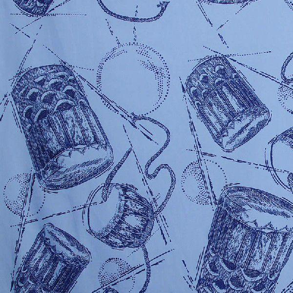 Nakeu Awai製ファブリック【パフドラム柄/ペリ×ネイビー】（ヤード単位での販売） : ムームーママ - 通販 - Yahoo!ショッピング