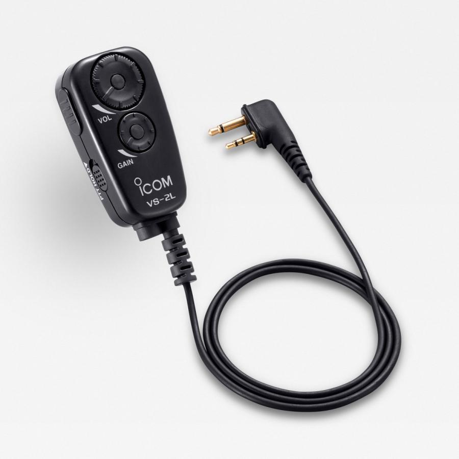 ICOM VS-2L PTT/VOX スイッチユニット + HS-97 防水コネクター 咽喉マイクロホン : vs2l-hs97 : インカム ...
