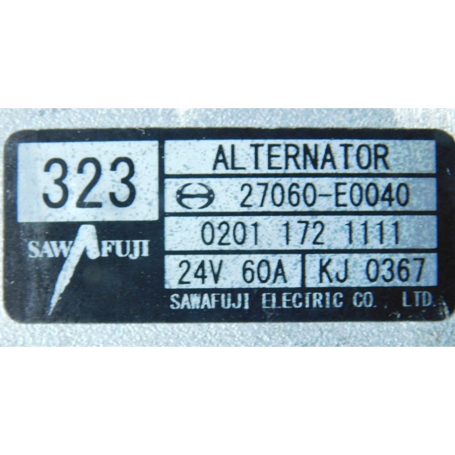 要コア返却】 オルタネーター 澤藤 日野大型トラック用 0201-172-1111/27060-E0040【新古品】 : MVリパーツ社 ...