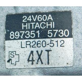 要コア返却】 オルタネーター 日立 いすゞエルフ用 LR260-512/ 8973515730【リビルト品】※ポンプ付き : MVリパーツ社 ...