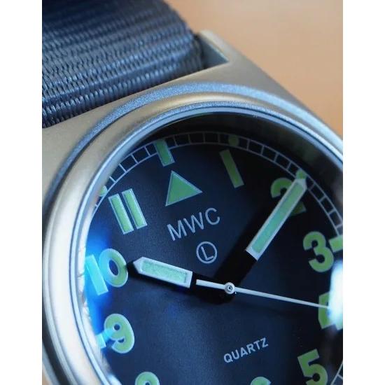MWC 【NATO正式採用】軍用時計 ミリタリーウォッチ MWC時計 G10 100m サファイア NSNナンバー取得 スイスロンダ 10年電池 ノンデイト 40mm 欧州 ミルスペック ...