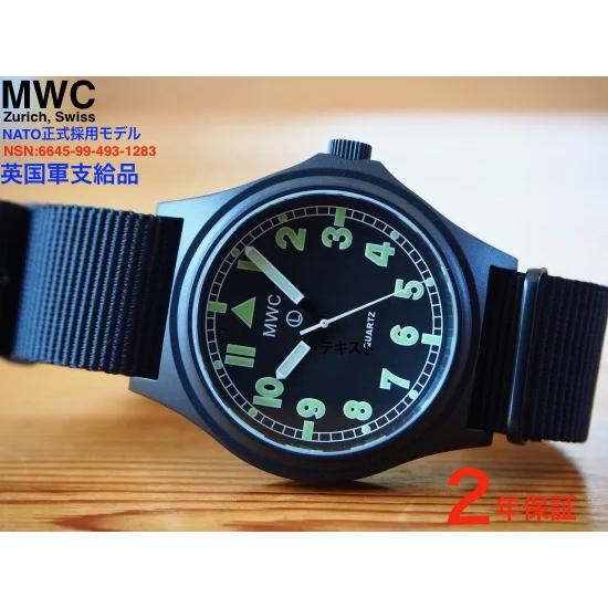 MWC 【NATO正式採用】軍用時計 ミリタリーウォッチ MWC時計 G10 PVD 100m サファイア NSNナンバー取得 スイスロンダ 10年電池 ノンデイト 40mm 欧州 ミル ...