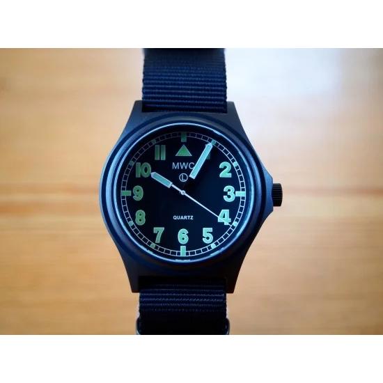 MWC 【NATO正式採用】軍用時計 ミリタリーウォッチ MWC時計 G10 PVD 100m サファイア NSNナンバー取得 スイスロンダ 10年電池 ノンデイト 40mm 欧州 ミル ...