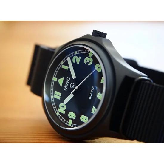 MWC 【NATO正式採用】軍用時計 ミリタリーウォッチ MWC時計 G10 PVD 100m サファイア NSNナンバー取得 スイスロンダ 10年電池 ノンデイト 40mm 欧州 ミル ...