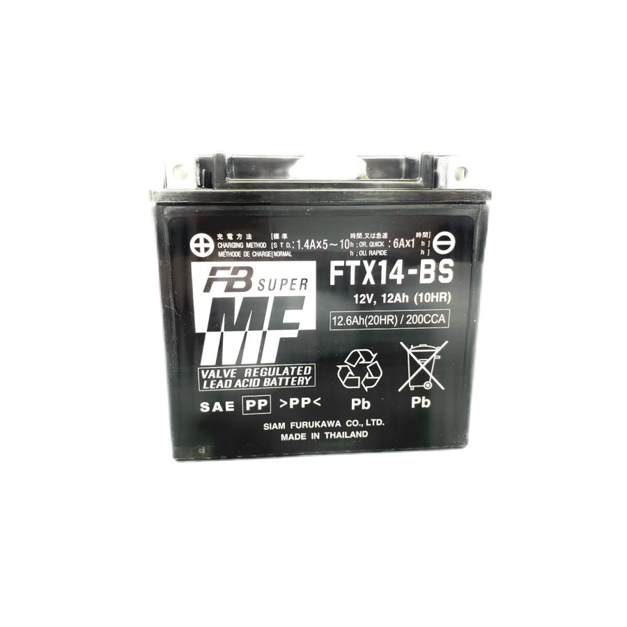 古河電池 初期充電済 FTX14-BS バッテリー 互換機種：YTX14-BS : My&Plus - 通販 - Yahoo!ショッピング