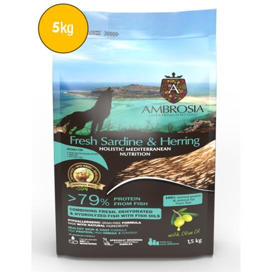 アンブロシア HMNサーディン＆へリング 5kg ドッグフード 犬用 ドライフード : my DOG - 通販 - Yahoo!ショッピング