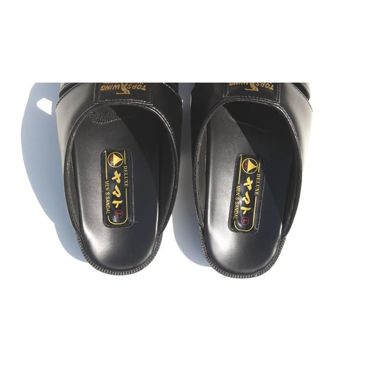 ヤマト サンダル メンズヤマト 7372 黒 ヘップ サンダル 紳士サンダル 日本製 リゾート 夏 レジャー 海 川 山 キャンプ アウトドア おしゃれサンダル 父の日 : 7372 ...