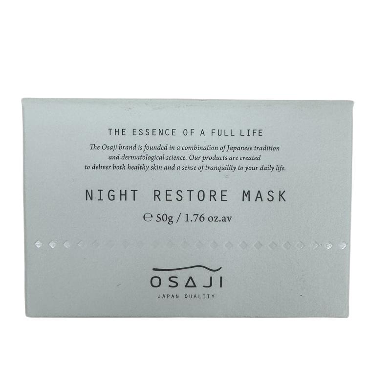 OSAJI オサジ ナイト レストア マスク 50g 高保湿 乾燥対策 スリーピングマスク 敏感肌 スキンケア 洗い流すパック : マイギフト ヤフー店 - 通販 - Yahoo!ショッピング