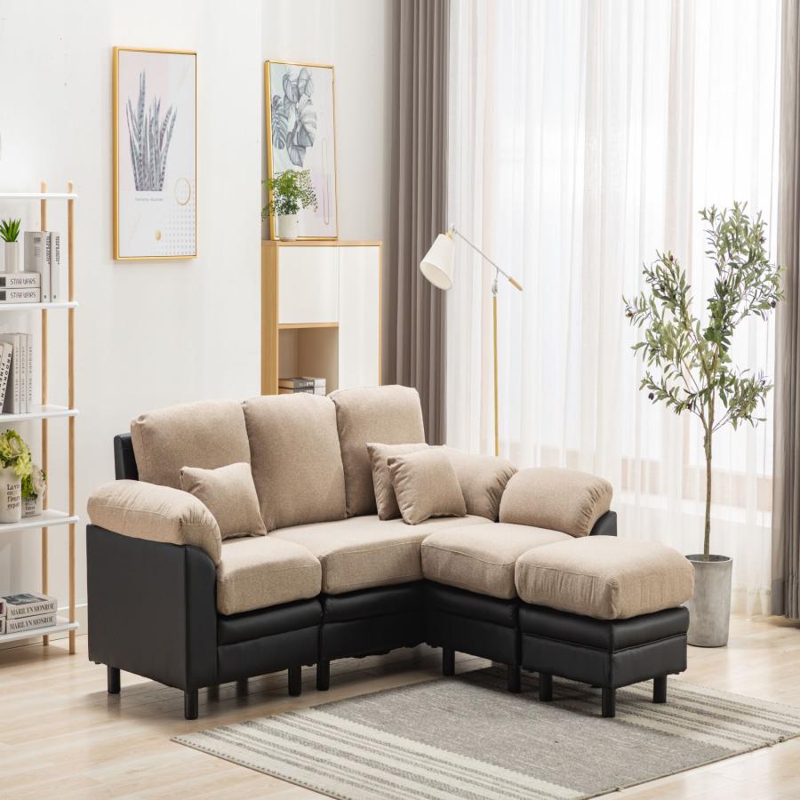 BTM 【全品7%OFF】ソファー ソファ 3人掛け ハイバック ファブリック 弾力 自由レイアウト L字ソファー ローソファ 肘付きソファー : 新生Myhome店 - 通販 - Yahoo ...