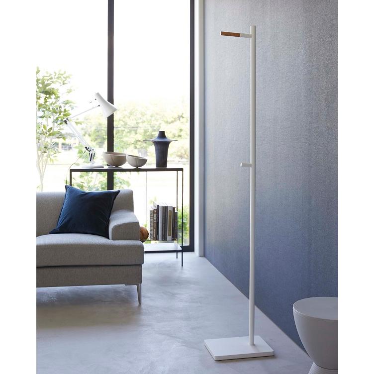 エントランスコートハンガー タワーtower 玄関 ポールハンガー ハンガーラック コートラック コート掛け yamazaki ホワイト5912 ブラック5913 メーカー直送 ...