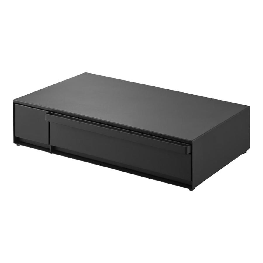 tower 山崎実業 IHクッキングヒーターラック タワー 引き出し＆スライドテーブル IHヒーター下 作業台 yamazaki 公式 ブラック ホワイト 1293 1294 : リライフ ...