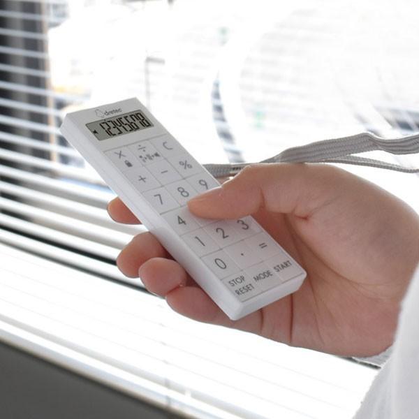 ドリテック dretec 時計付電卓バイブタイマー CL-126WT メール便対応 : リライフプラザヤフー店 - 通販 - Yahoo!ショッピング
