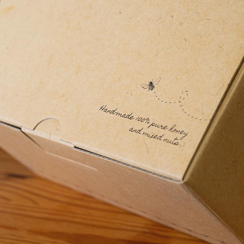 MYHONEY 【MYHONEY公式】はちみつ ナッツの蜂蜜漬けエトワールL(200g)+マヌカハニーブレンド(200g)【MGO30+相当】/ナチュラルクラフトボックス(M)+熨斗【3営業日 ...