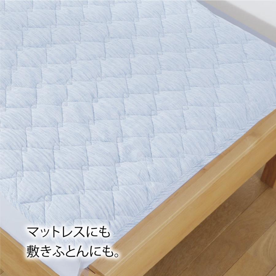 my makura 【爆買】ソフトしじら敷きパッド ダブルサイズ さらさら ドライ 吸水速乾 makura母の日 父の日 : 公式サイト 眠り ...