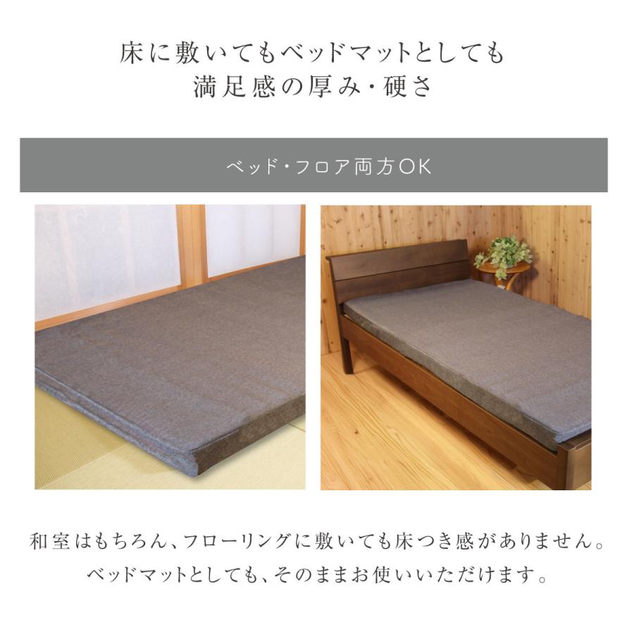 腰楽寝マイマット9 シングルサイズ チャコール 腰サポート 国産高密度ウレタン 日本製(ウレタン及び加工仕上げ) 腰痛のお悩みに mymkura :MBS09-SCH:公式サイト 眠りの専門店 ...