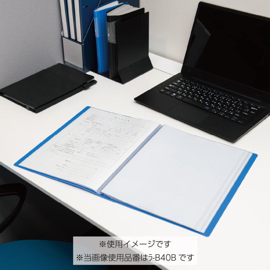 コクヨ(KOKUYO) ファイル クリアファイル ベーシック A4 40ポケット 赤 ラ-B40R : My Rainbow - 通販 - Yahoo!ショッピング