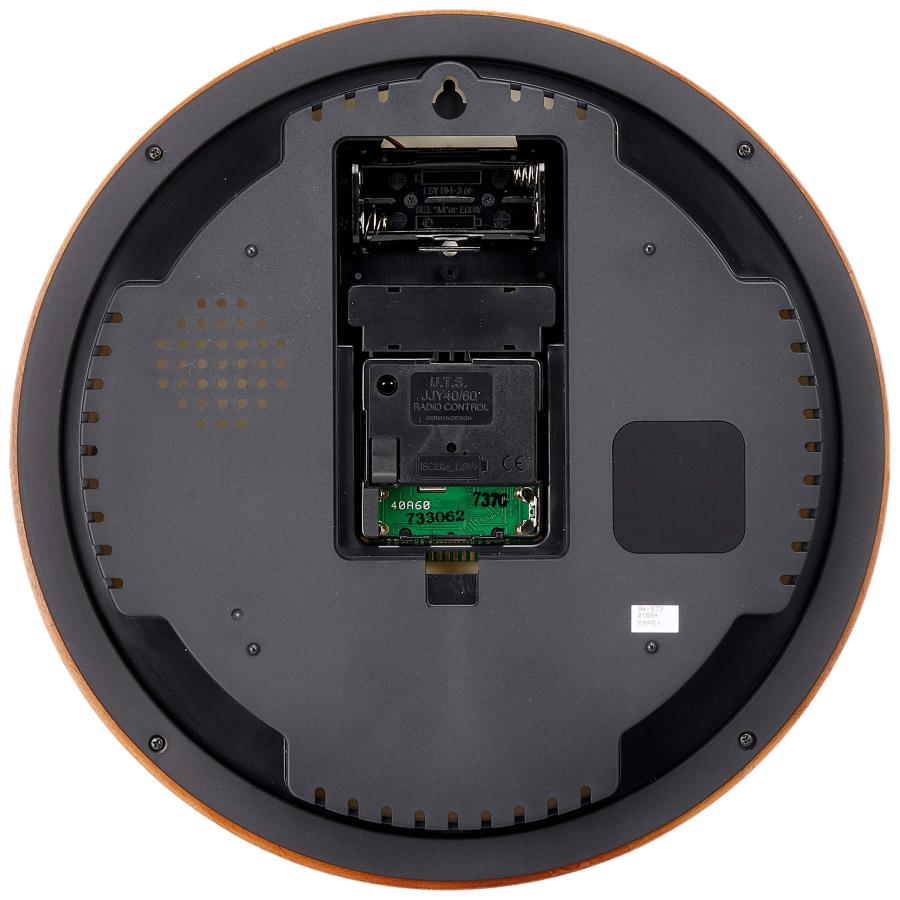 EMPEX (エンペックス) 気象計 温度湿度計 ウェザーパル電波時計 天気予報機能付き 壁掛け用 日本製 ブラウン BW-873 27x27x5.4 : My Rainbow - 通販 ...