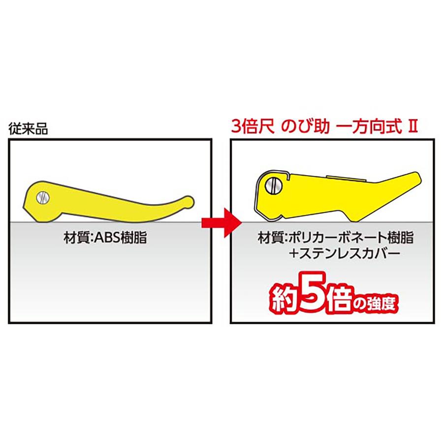 シンワ測定(Shinwa Sokutei) 3倍尺 のび助 一方向式 2 D 13尺5寸 併用目盛 65194 : My Rainbow - 通販 - Yahoo!ショッピング