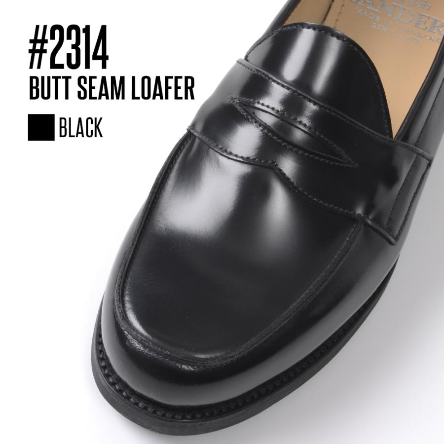 SANDERS 【P10倍】サンダース 「2314：バット シーム ローファー」レザー 英国製 国内正規品 COLLECTION BUTT SEAM LOAFER : myu clothing ...