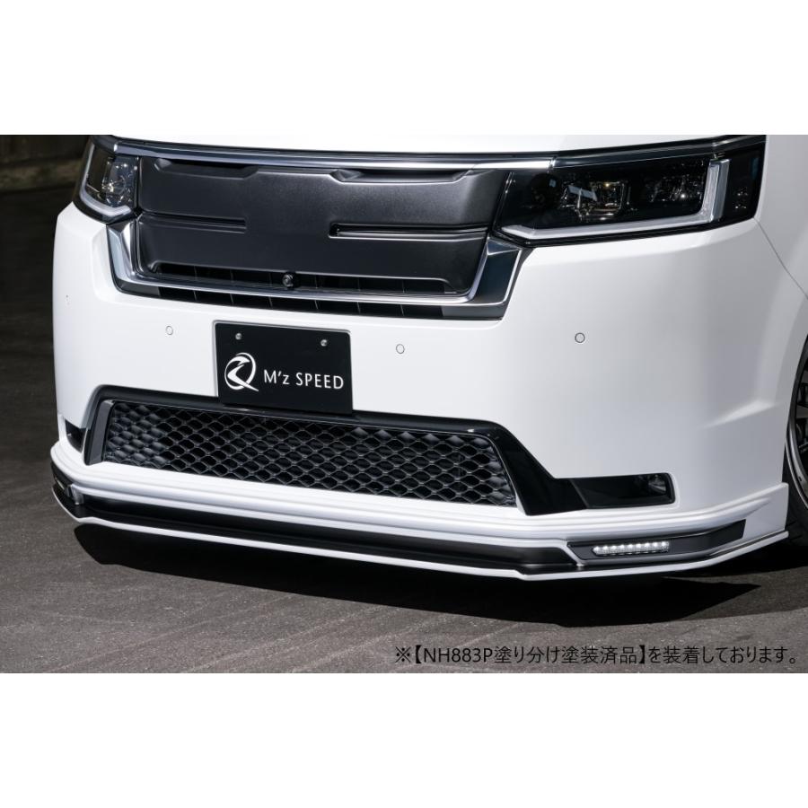 M'z SPEED 【塗り分け塗装済品】[RP6/7/8 ステップワゴンスパーダ]グレースライン フロントハーフスポイラー (AES製) エム ...