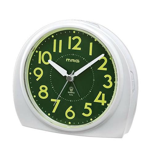 ノア精密 T-711-WH-Z MAG 電子音目覚まし時計 あけぼの ホワイト : 日本橋CHACHA!ヤフー店 - 通販 - Yahoo!ショッピング