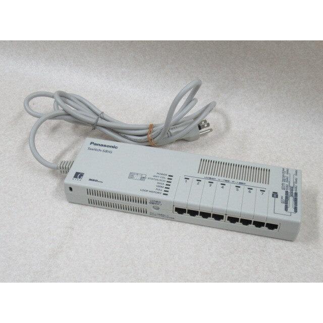 Panasonic 【中古】Switch-S8iG (PN24080G) Panasonic/パナソニック ESネットワークス 8ポート レイヤ2スイッチングハブ(Giga対応)【ビジネスホン ...