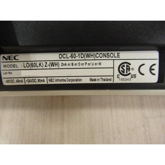 NEC 【中古】【日焼け】 DTL-32D-1D(WH) + DCL-60-1D(WH) AspireX DT300 32ボタン標準電話機+60ボタンコンソール 【ビジネスホン 業務用 電話機 ...