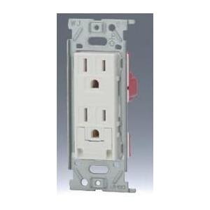 神保電器 【NKシリーズ 適合器具】【 JEC-BN-55GE PW ピュアホワイト】埋込アースターミナル付接地ダブルコンセント : エヌデンサービス - 通販 - Yahoo!ショッピング