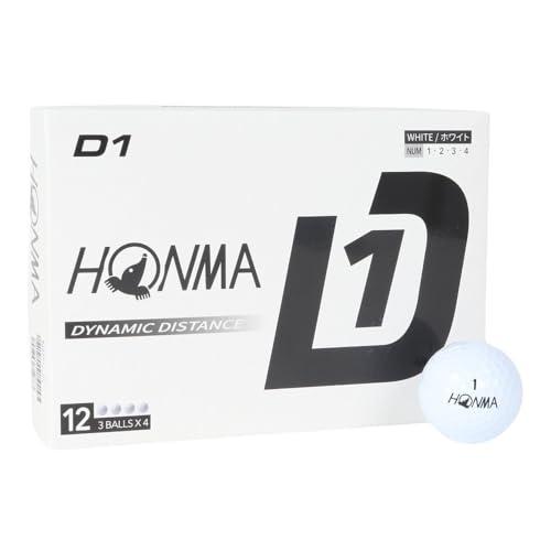 HONMA 2024 ホンマ D1 BT2401 ホワイト 1ダース12個入 : n-fine - 通販 - Yahoo!ショッピング