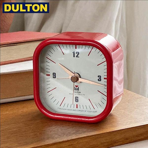 DULTON スクエア アラーム クロック レッド SQUARE ALARM CLOCK RED(CODE：H20-0178RD) ダルトン インダストリアル DIY 男前 インテリア ...
