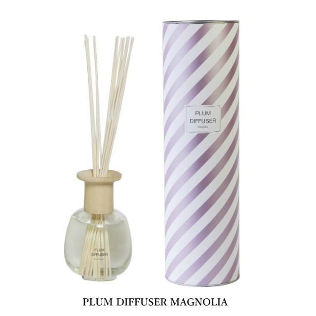 プラム ディフューザー マグノリア Plum Diffuser MAGNOLIA 600ml 約6か月 フレグランスオイル 芳香剤 スティック ガラスボトル : インテリアショップ ...