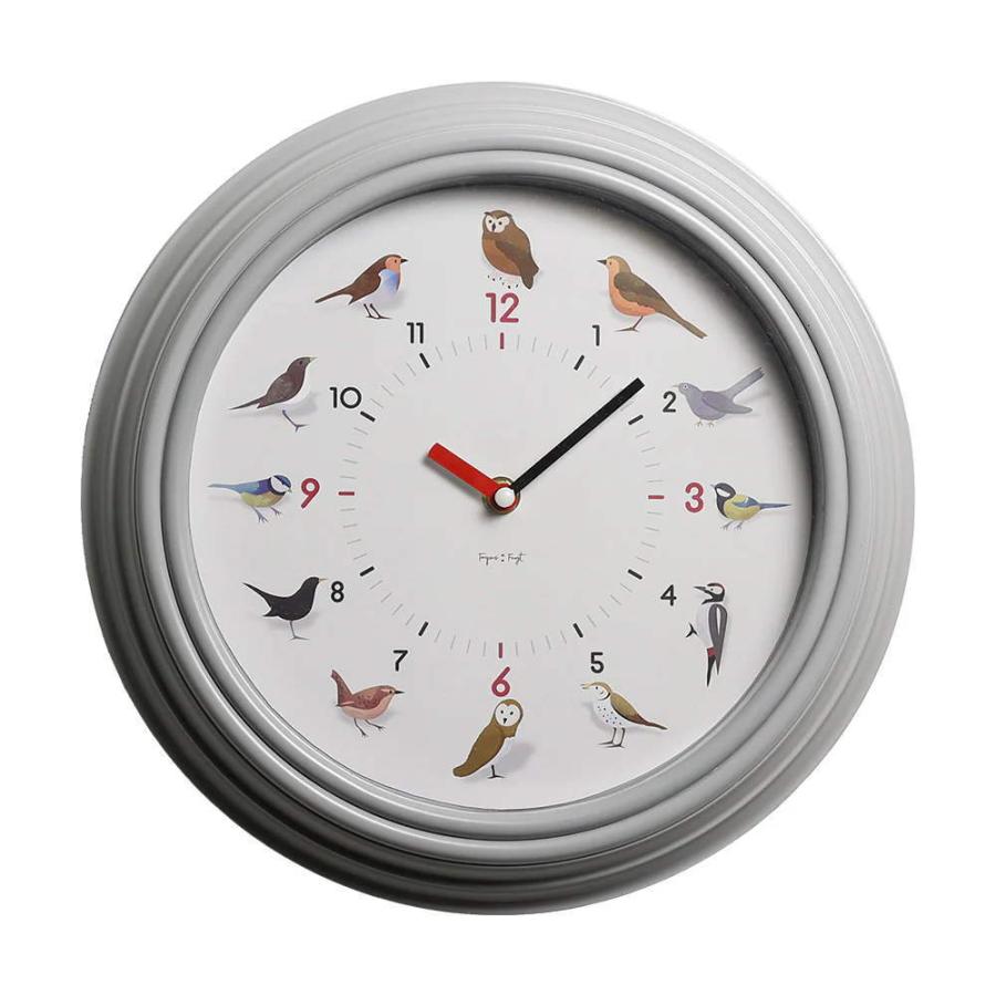 ティッキー タッキー クロック TICKY TACKY CLOCK Bird バード 掛け時計 スイープムーブメント 連続秒針 鳥 鳴き声 ...
