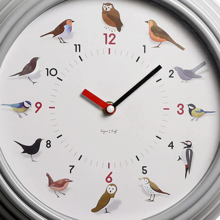 ティッキー タッキー クロック TICKY TACKY CLOCK Bird バード 掛け時計 スイープムーブメント 連続秒針 鳥 鳴き声 ...