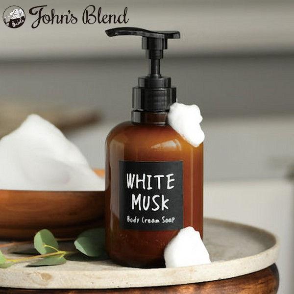 John’s Blend ボディクリームソープ 濃密泡 ホワイトムスク 460mL OA-JON-98-1 ジョンズブレンド ノルコーポレーション D2405 ...