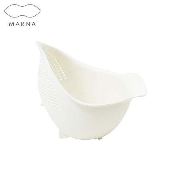 (在庫限り)マーナ トリの水切りボウルM ホワイト CODE：284676 MARNA 白 : neut tools(ニュートツールズ) - 通販 - Yahoo!ショッピング