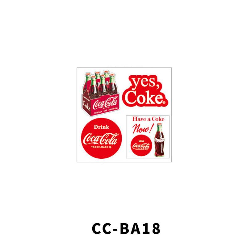 Coca Cola（コカコーラ） Coca Cola CC-BA1 CC-BA18 耐水 耐光 ステッカー シール デコレーション アメリカ アメリカン雑貨 オシャレ ファッション 小物 ...