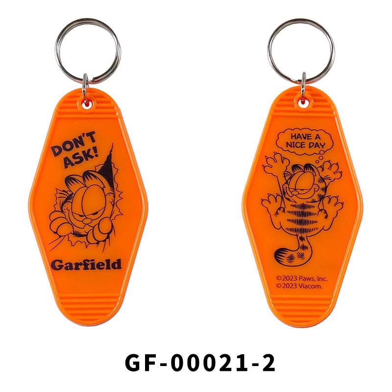 GARFIELD ガーフィールド 猫 HOTEL KEY RING キーホルダー キーリング ホテルタグ ホテルキーホルダー インテリア ...