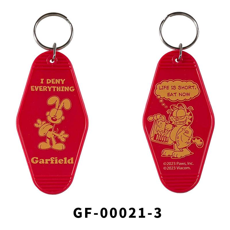 GARFIELD ガーフィールド 猫 HOTEL KEY RING キーホルダー キーリング ホテルタグ ホテルキーホルダー インテリア ...