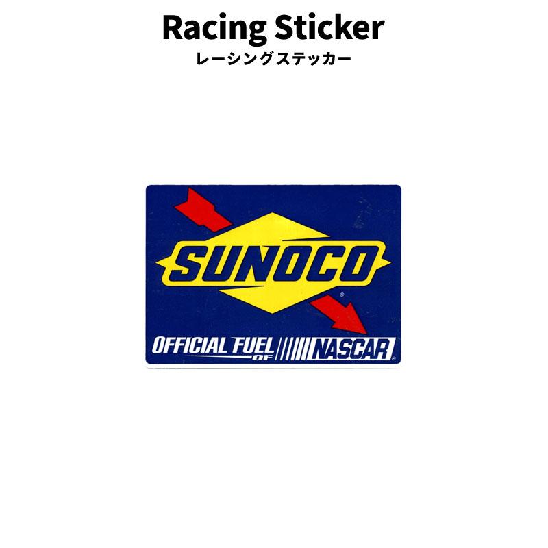 スノコオイル SUNOCO Racing Sticker 耐水 レーシング ステッカー シール デコレーション アメリカ アメリカン雑貨 ...